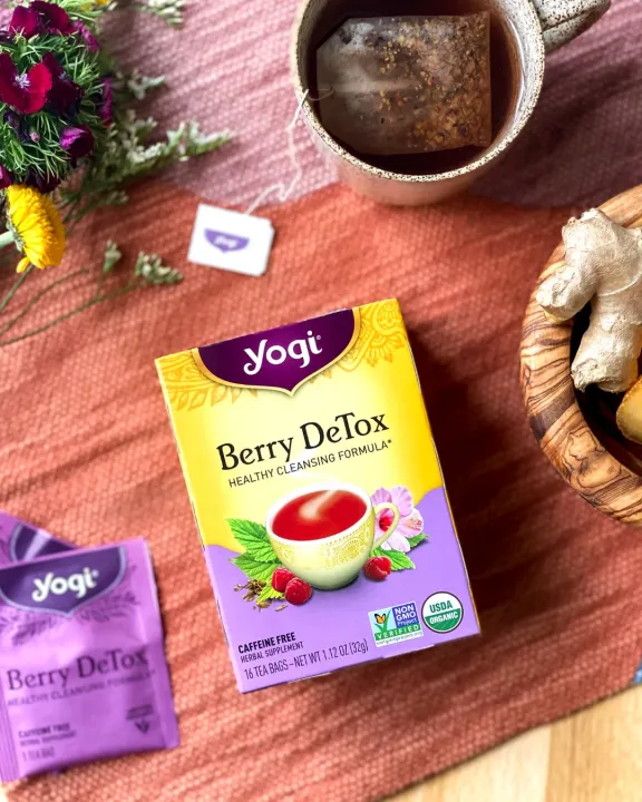 Yogi Tea Berry DeTox Caffeine Free 16 Tea Bags | Lazada PH