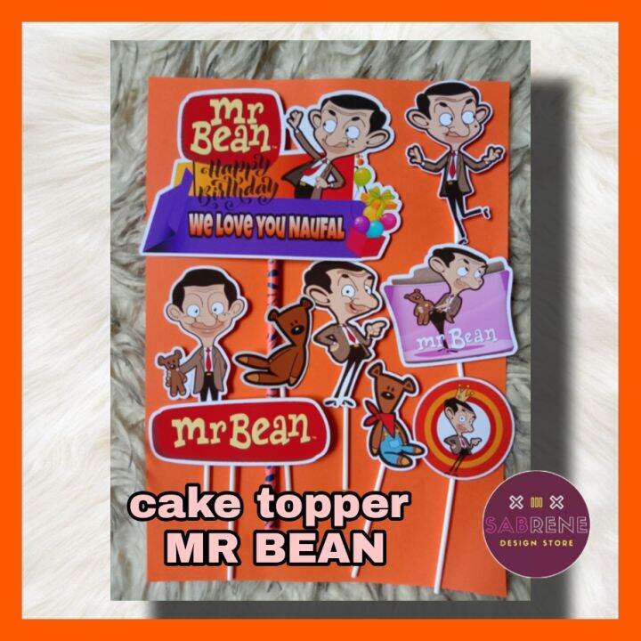 MR BEAN CAKE TOPPER BAKEWARE DECORATION | Lazada
