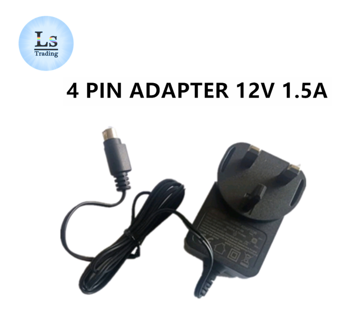 HIKVISION 4 PIN ADAPTER 12V 1.5A/2A 4CHANNEL ADAPTER | Lazada