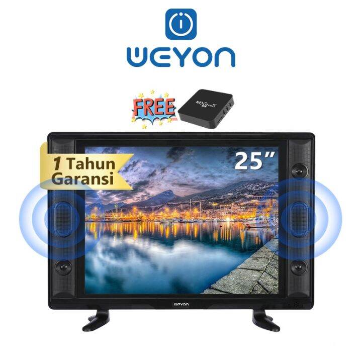 WEYON TV Smart TV LED 25 inch FHD Ready Smart TV Televisi Murah With ...