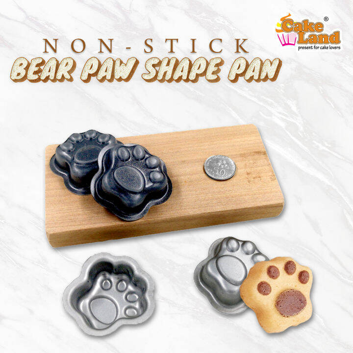 CAKE LAND Non-Stick Bear Paw Shape Baking Pan | Lazada