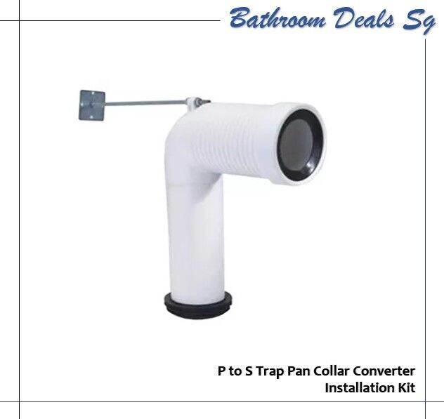 Adjustable P to S trap Pan Collar | Lazada Singapore