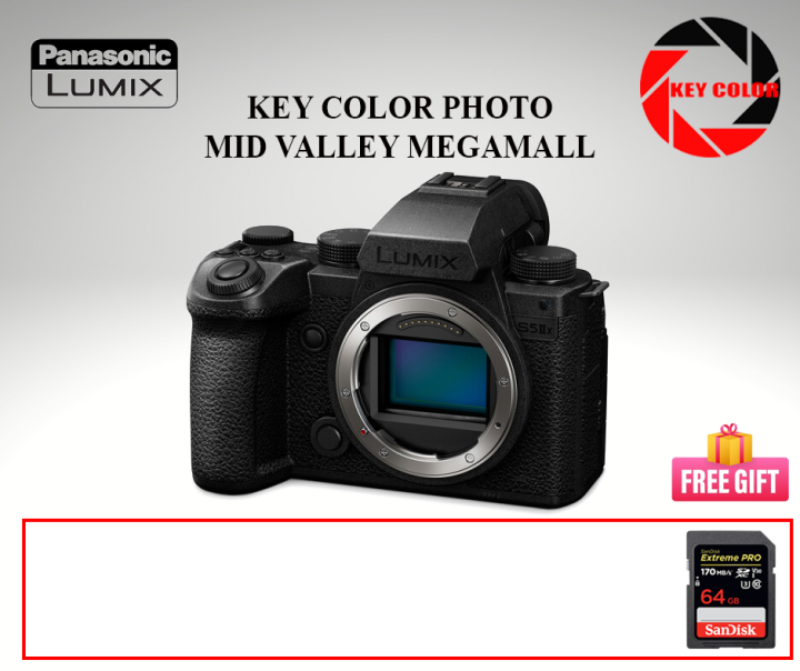 Panasonic Lumix S5 IIX Mirrorless Camera (Body) | Lazada Panasonic Lumix S5 IIX Mirrorless Camera (Body) | Lazada