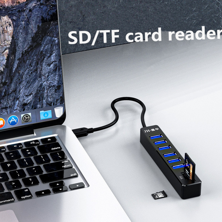 Hot USB Hubs 3 Ports USB 2.0 Hub Mini Rotate Splitter Adapter Hub For ...