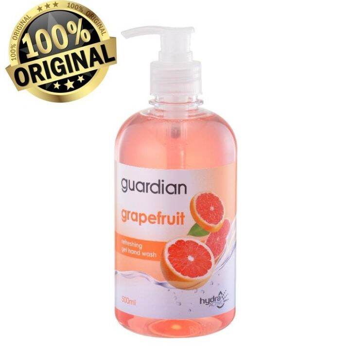 Guardian Grapefruit Refreshing Gel Hand Wash 500ml +free gift | Lazada