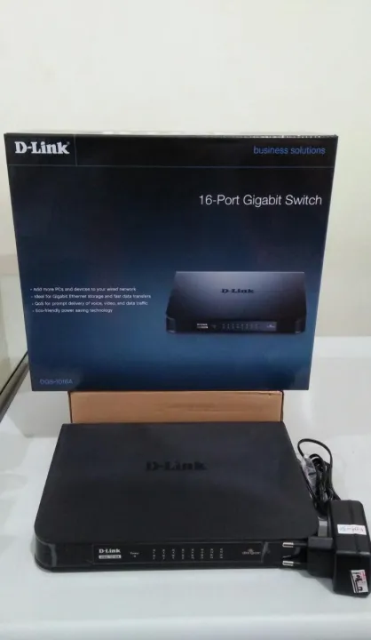 D LINK DGS 1016A Gigabit Switch Hub 16 Port | Lazada Indonesia