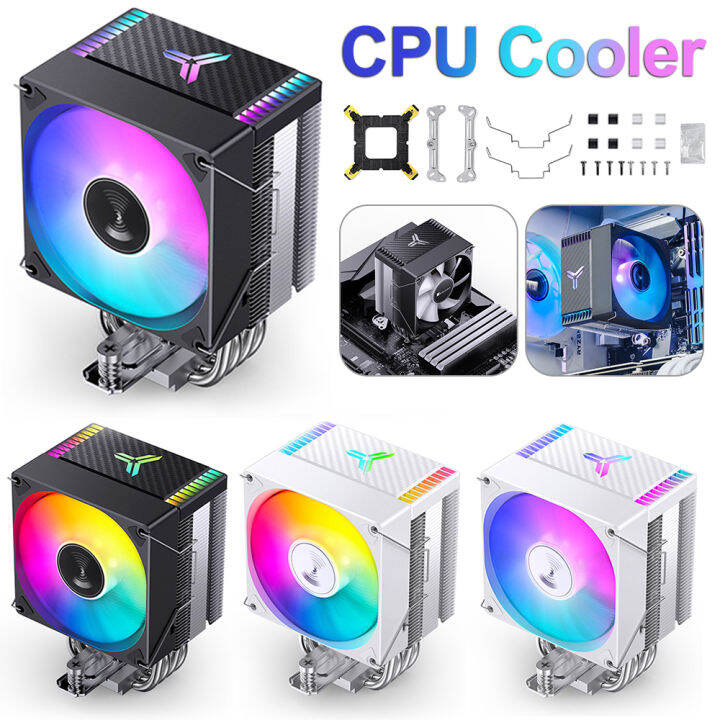 JONSBO CR-1400 ARGB Heat Sink 4 Heat Pipe Tower CPU Cooler ITX 5V 3 ...