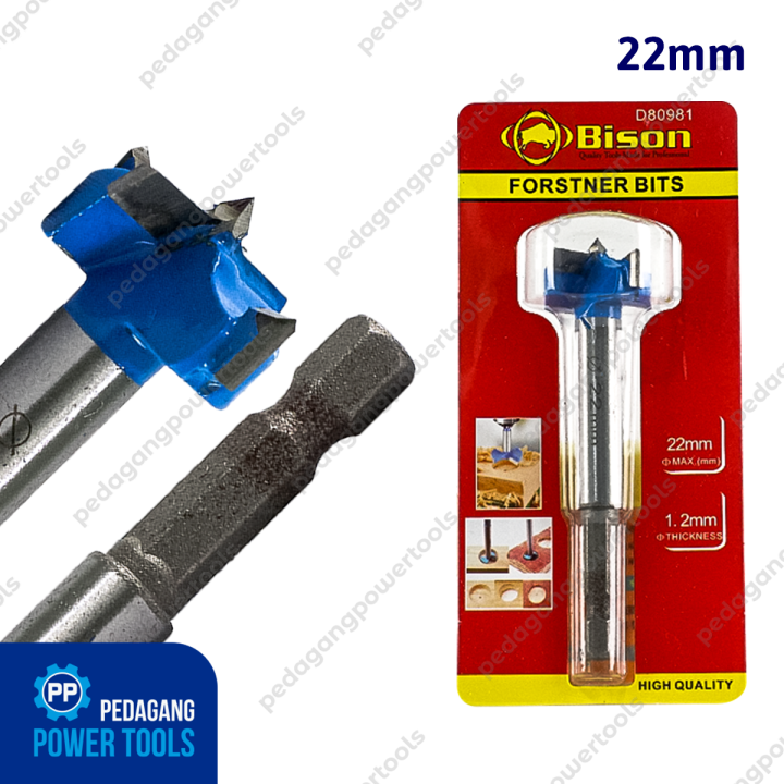 BISON MATA BOR ENGSEL SENDOK 22 MM PELUBANG KAYU WOOD FORSTNER BIT | Lazada Indonesia