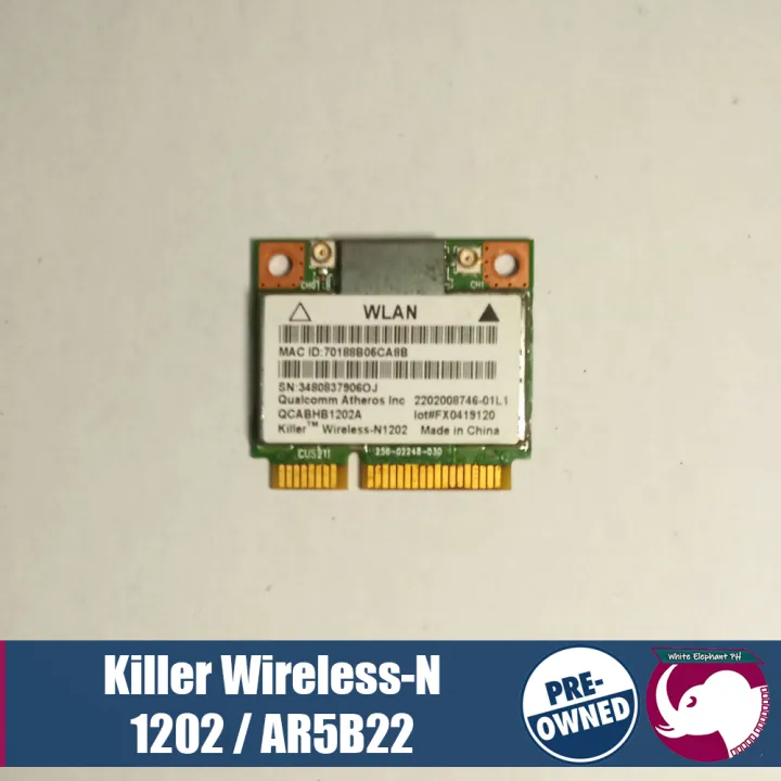 Killer Wireless-N 1202 Laptop Wi-Fi Module | Lazada PH
