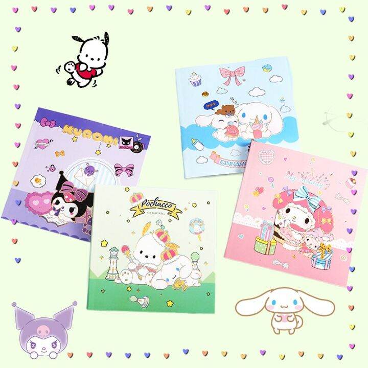 Sanrioed Sketch Book Kawaii Thick Smooth Cute Anime My Melody Kuromi ...