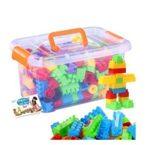 100pcs Bricks Kids Building Blocks Kids Game Brick Permainan Lego Budak ...