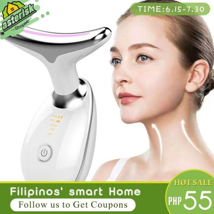 HIH Face beauty instrument sonic vibration lifting fit facial neck ...