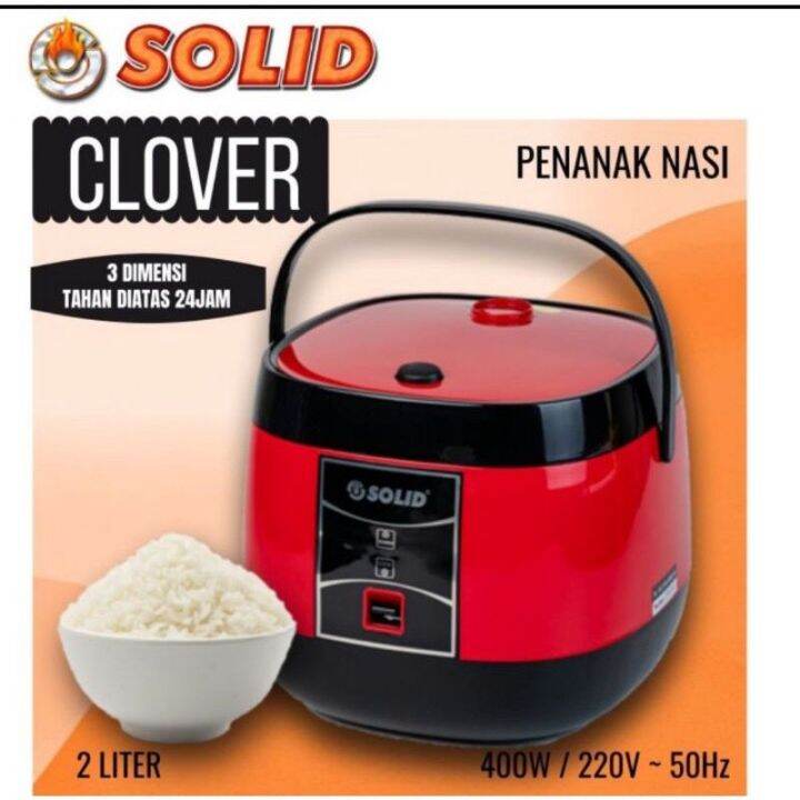 TGM Rice Cooker 2 Liter / RICE COOKER SOLID CLOVER 2 LITER | Lazada ...