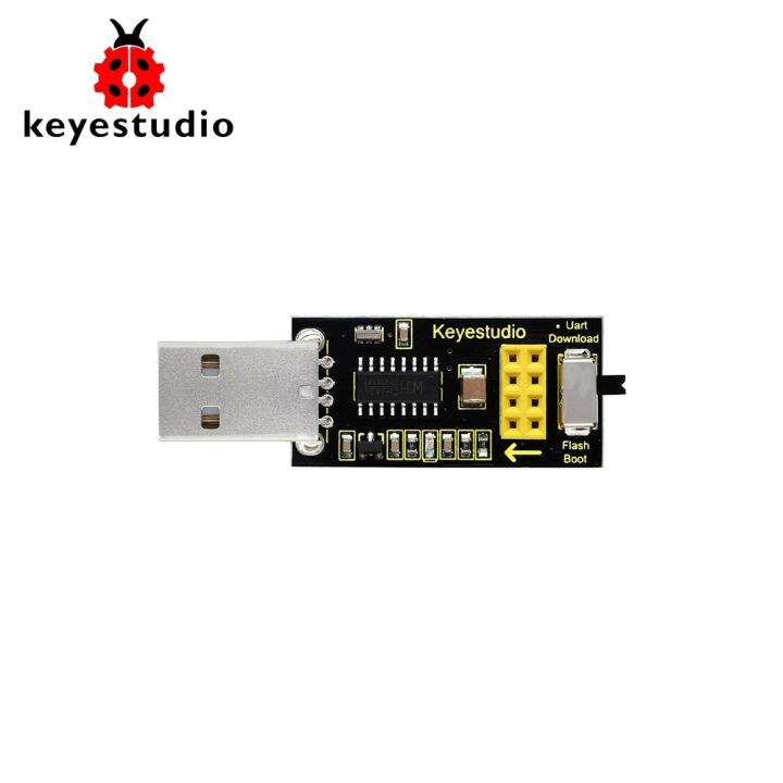 Keyestudio Usb To Esp-01s Esp8266 Programmer Module Serial Port Shield Adapter For Arduino ...