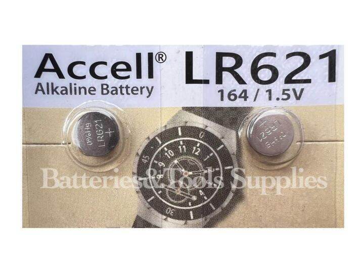 LR621 AG1 164 accell Alkaline button cell Watch BAttery Long Lasting ...