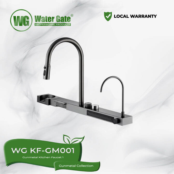 Gunmetal Kitchen Faucet 1 | Water Gate WG KF-GM001 | Lazada PH
