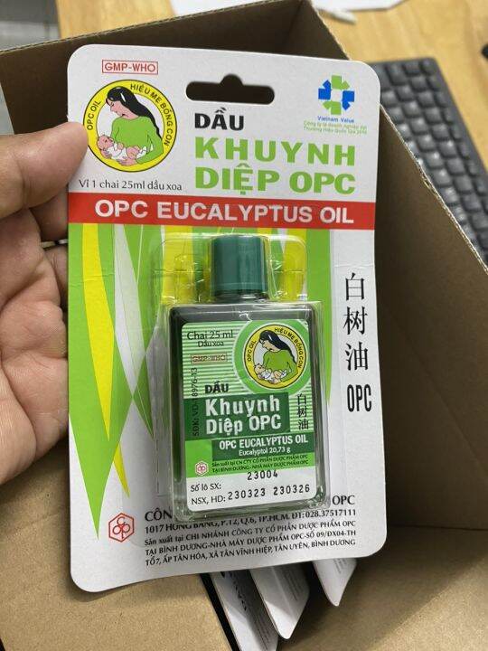 dầu khuynh diêp opc chai 25ml, dầu khuynh diệp Việt thương hiệu mẹ bồng ...