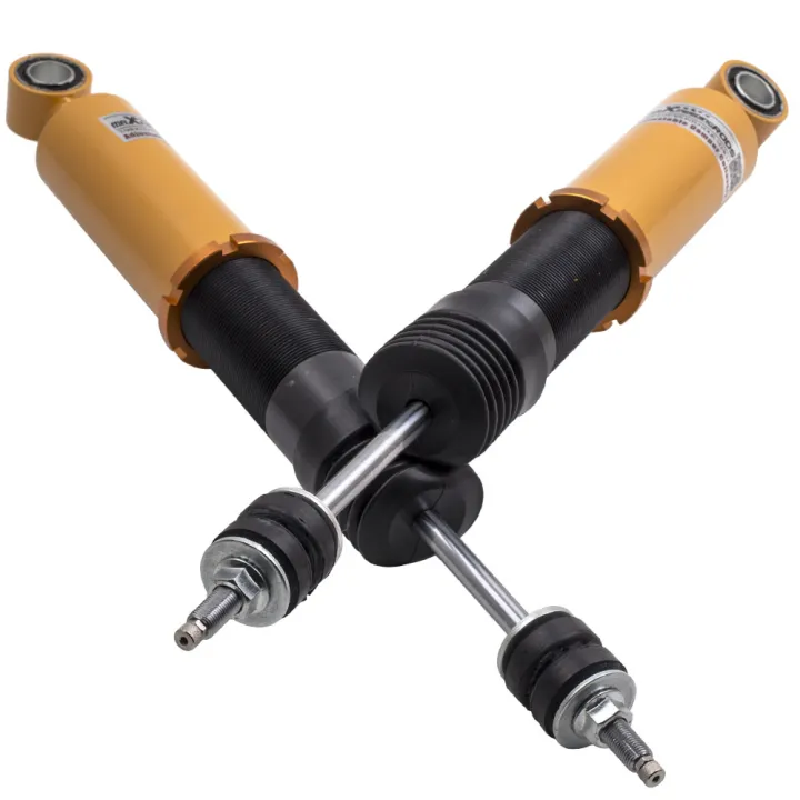maXpeedingrods Twin-Tubes Height Adjustable Rear Pair Coilovers for For ...