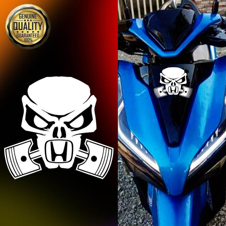Skull Design Sticker For Motorcycle And Car Cut Out Sticker High Quality Materials Lazada Ph