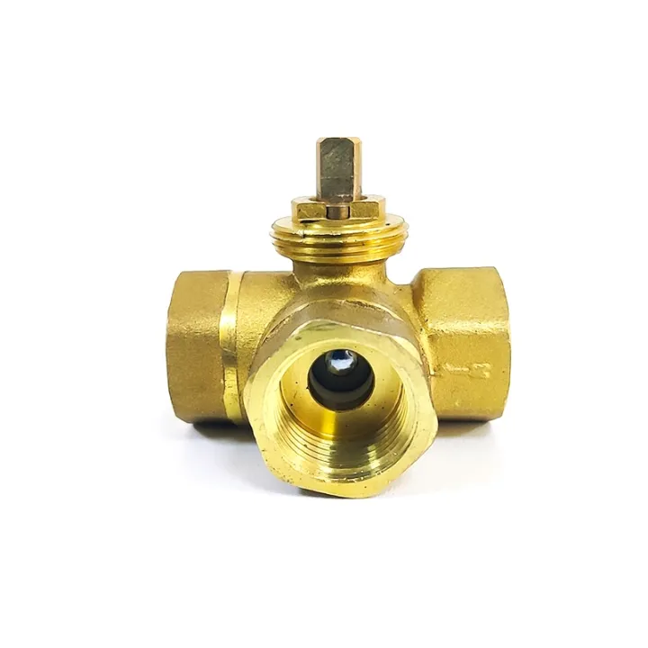3 Way DN15 DN20 DN25 Electric Motorized Thread Brass Ball Valve Body | Lazada.co.th