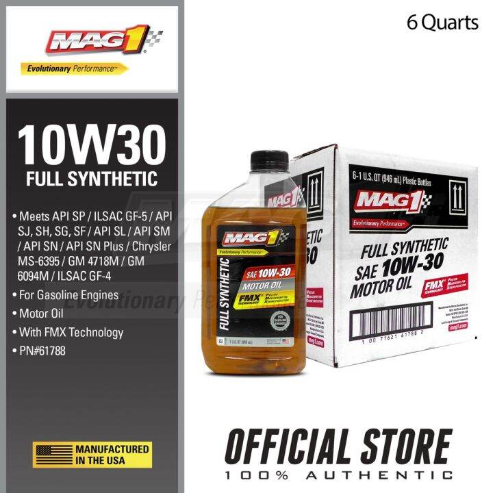 MAG1 10W30 Full Synthetic Oil -Gasoline Engines 1case 61788 | Lazada PH