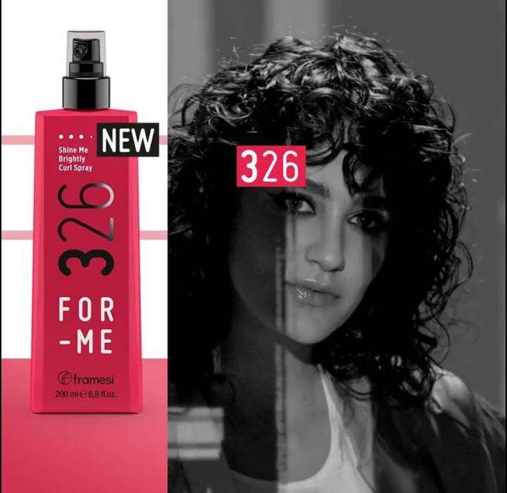 FRAMESI Shine Me Brightly Curl Spray 326 200ml สเปรย์กระชับลอนผม | Lazada.co.th