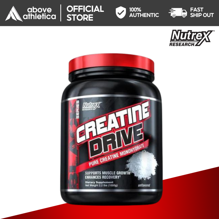 Nutrex Research Creatine Drive CreaPure Monohydrate Powder 1000g - 200 ...