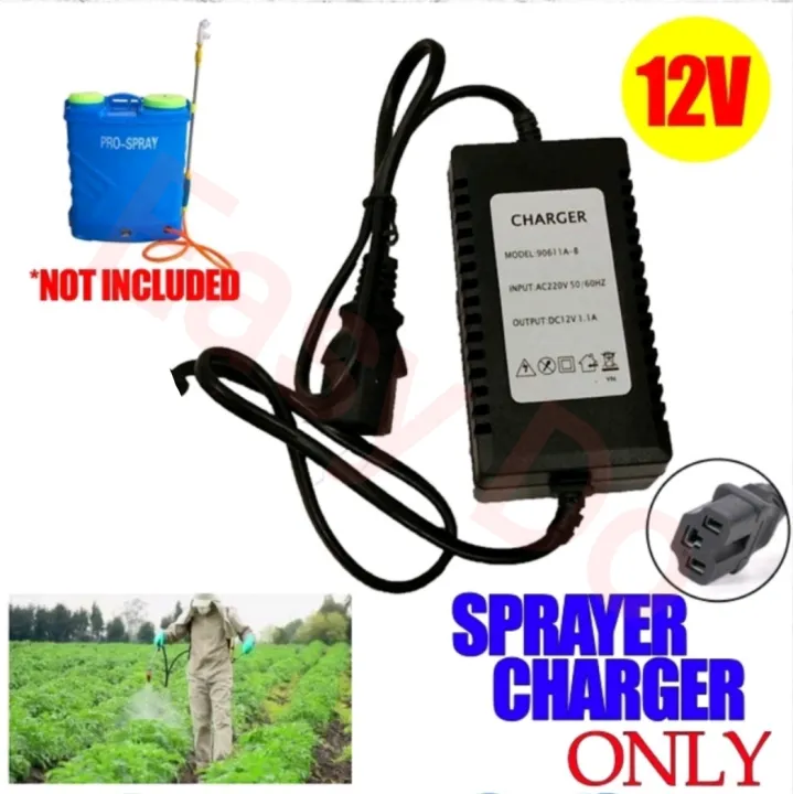 12V Rechargeable Knapsack Sprayer Charger Garden Sprayer Charger Garden ...