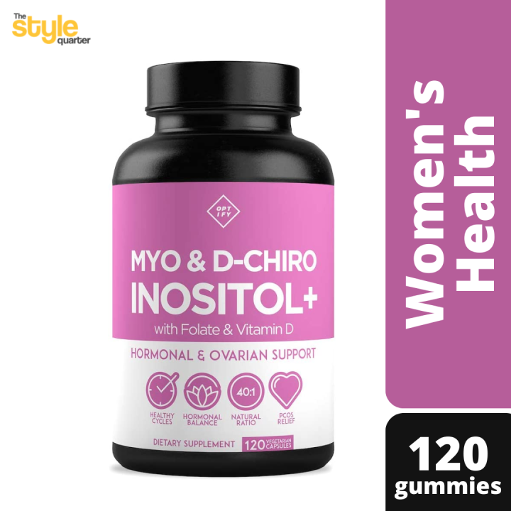 Optify Myo-Inositol and D-Chiro Inositol Plus Folate and Vitamin D ...