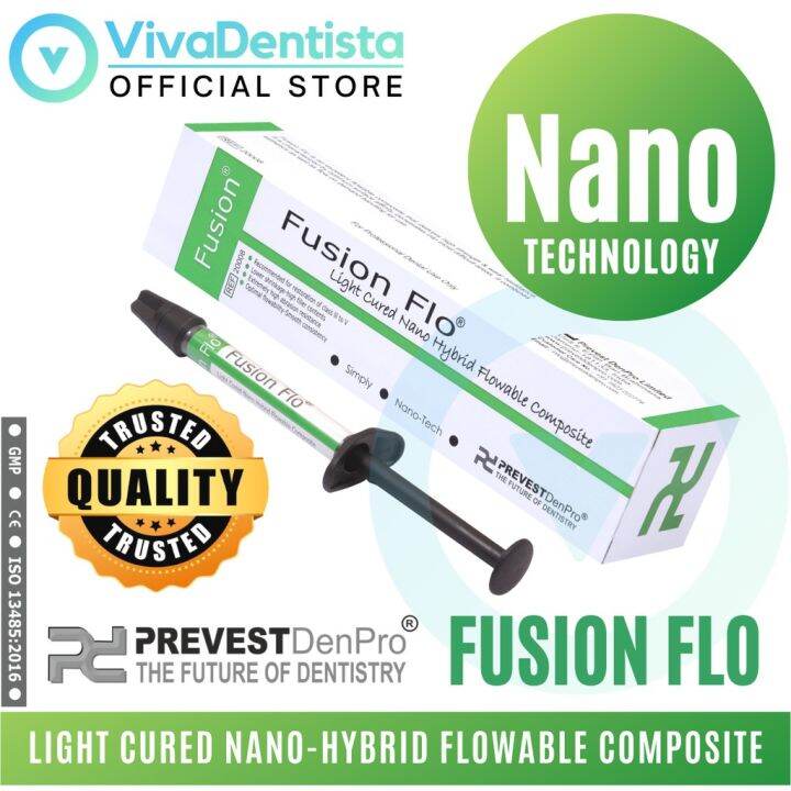 Fusion Flo Light Curing Universal Nano Flowable Dental Composite Resin ...