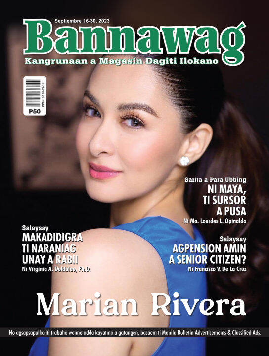 Bannawag Magazine Septiembre 16-30, 2023 Issue | Lazada PH