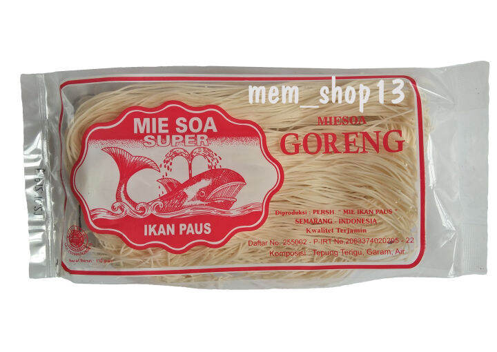 Miesoa Misoa Goreng Super Ikan Paus | Lazada Indonesia