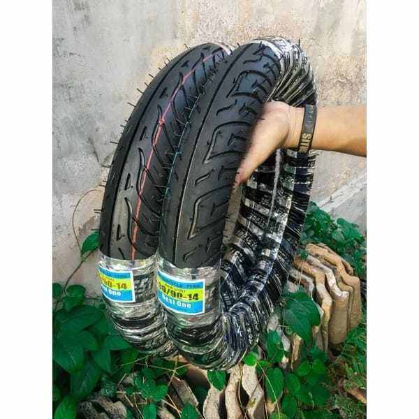 ban metik sepasang depan belakang ukuran 80/90-14 dan 90/90-14 ban beat vario mio genio fino ...
