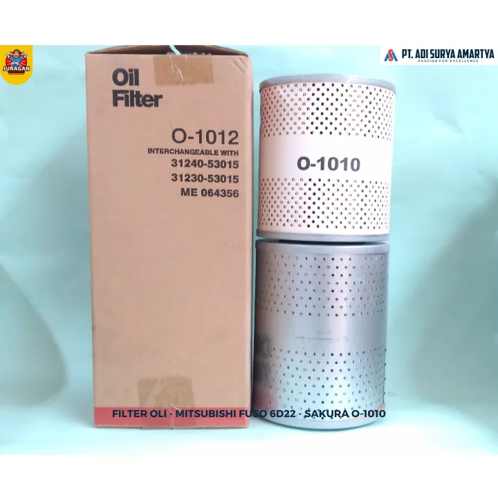 FILTER OLI MITSUBISHI FUSO 6D22 - SAKURA O1012 | Lazada Indonesia