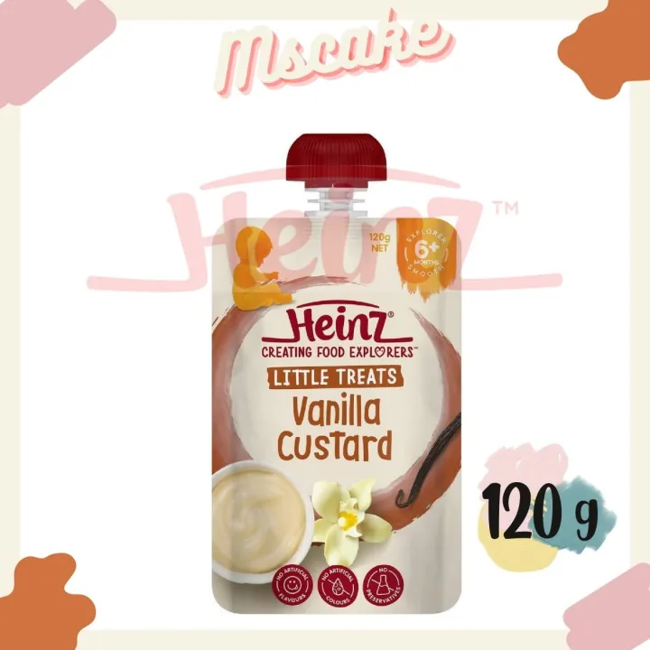 Heinz Baby Food Vanilla Custard 120g | Lazada