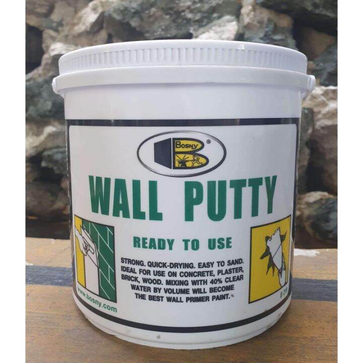 ♣Wall Putty 5kg Bosny 5 kilogram Gallon | Lazada PH