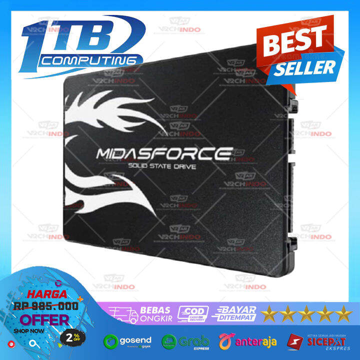 SSD SATA MIDAS SUPER LIGHTNING FORCE - 1 TB | Lazada Indonesia
