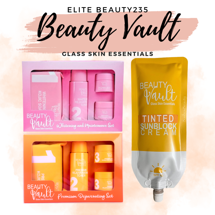 ORIGINAL Beauty Vault Glass Skin Essentials (Premium Rejuvenating Set ...
