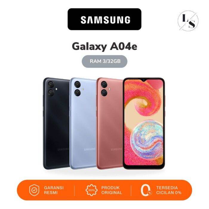 SAMSUNG A04E 3/32GB GARANSI RESMI - Biru | Lazada Indonesia