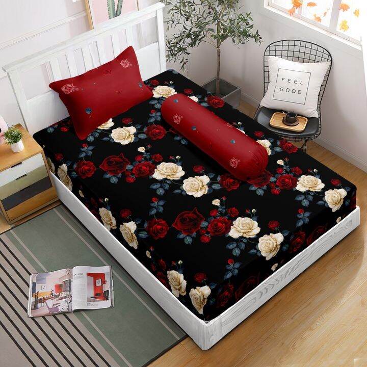 Lady Rose - Sprei Single 120x200x20 - Poppy | Lazada Indonesia