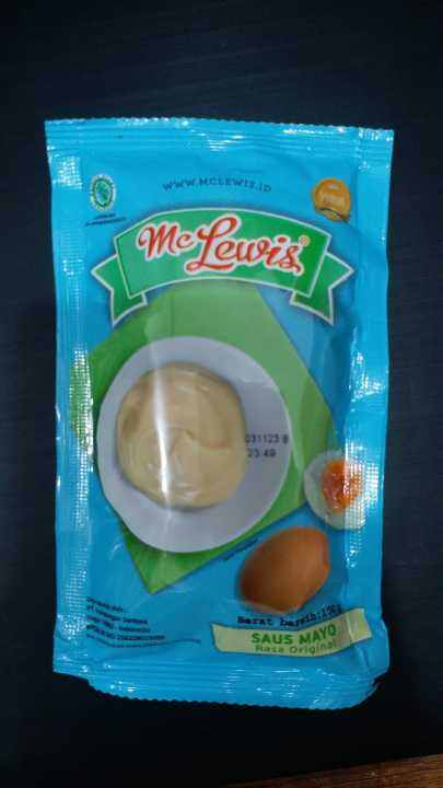 Saos Mayo Original Mc lewis saus mayonnaise (per pc) murah dan enak ...