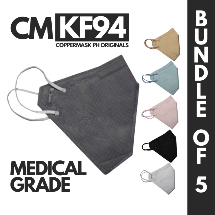 [ORIGINAL] Coppermask KF94 | Bundle (5 PCS) KF94 Facemask | Medical ...