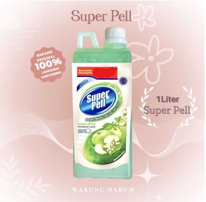 Super P*ll Apel Repack 1 Liter | Sabun Cair Pel Lantai — Pembersih dan ...