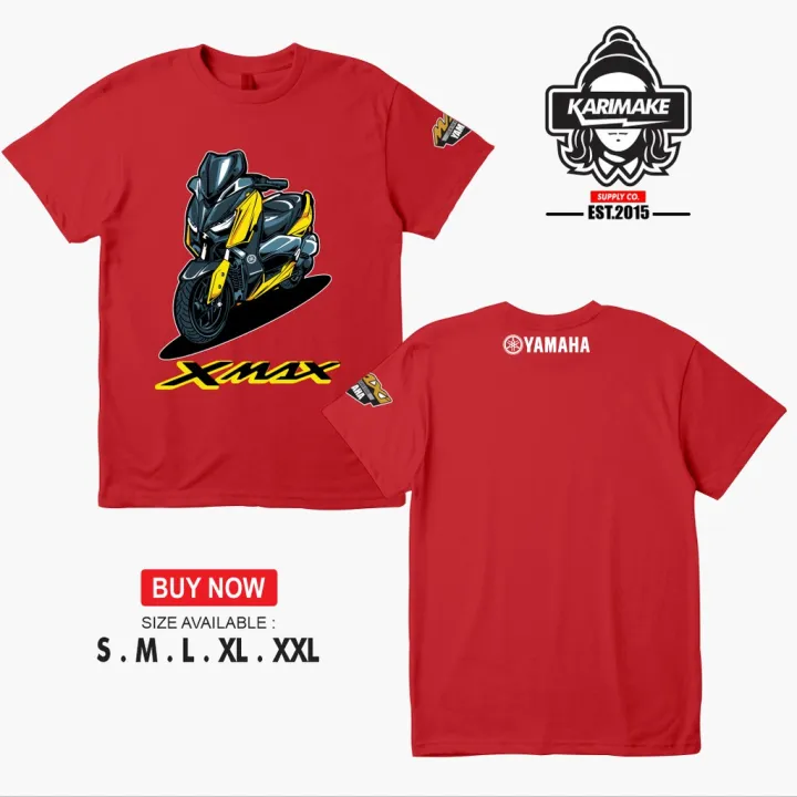 Yamaha XMAX 250 MAXI Motorcycle T-Shirt Automotive T-Shirt - Karimake | Lazada PH