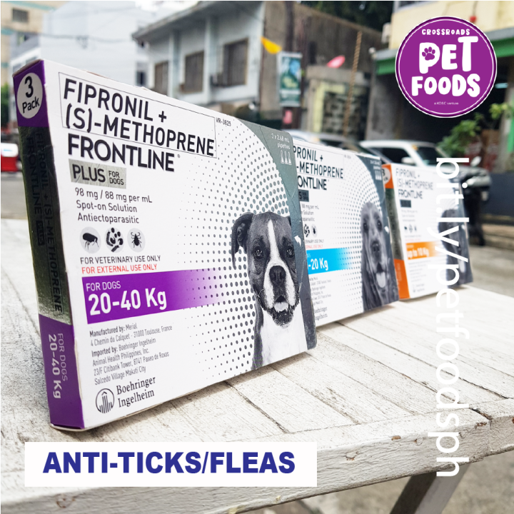 FRONTLINE PLUS /FIPRONIL [S] - METHOPRENE/ 3 VIALS SPOT ON SOLUTION ...