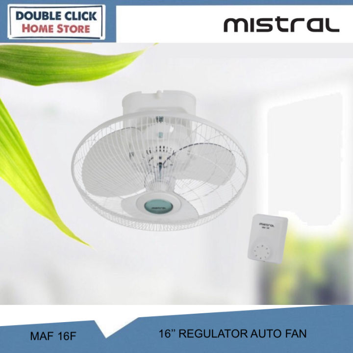 Mistral MAF16F 16inch Auto Fan Cycle Fan With JKR Approval | Lazada