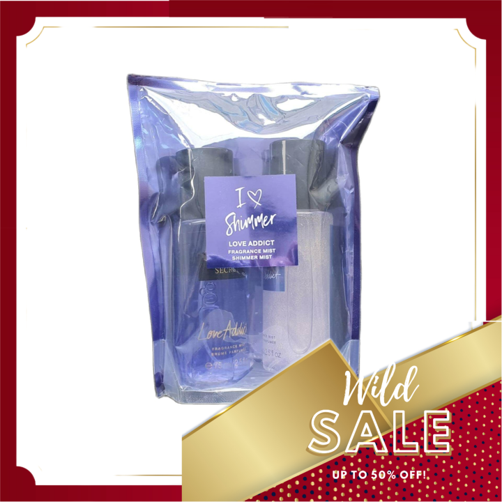 Victoria's Secret I Love Shimmer Love Addict Mini Fragrance Mist Gift ...