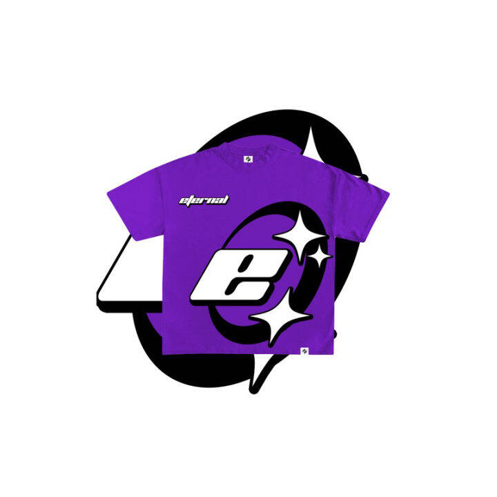 Eternal Co "Y2K BIG LOGO" Purple Tee | Lazada PH