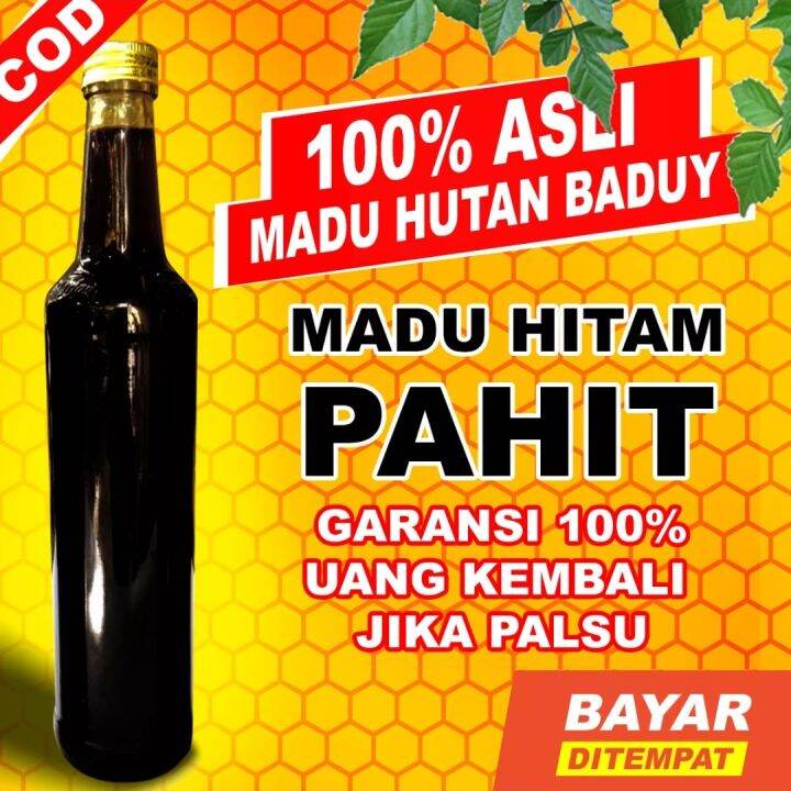 Madu Hitam Pahit - Madu Hitam Asli Suku Baduy - Madu Hutan Murni 100% ...