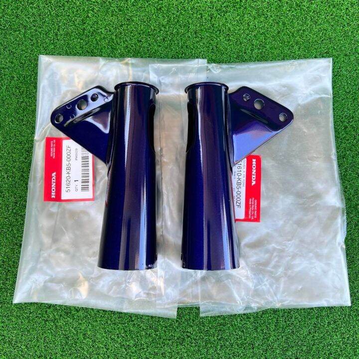 [Honda Genuine] TMX 155 Front Shock Cover UPPER Blue | Lazada PH